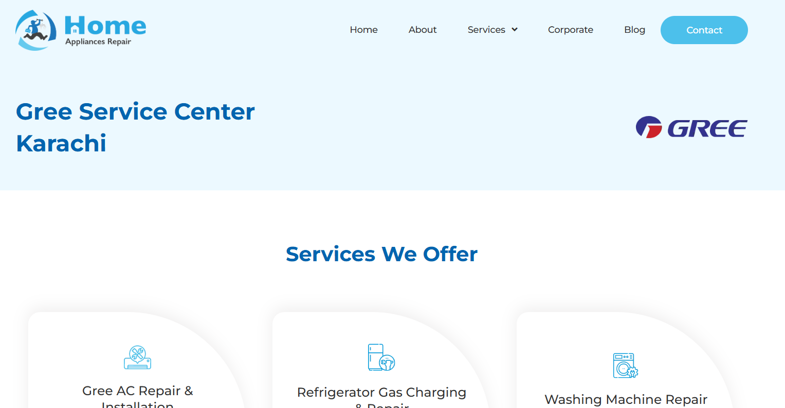 Gree Service Center Karachi | HomeAppliancesRepair