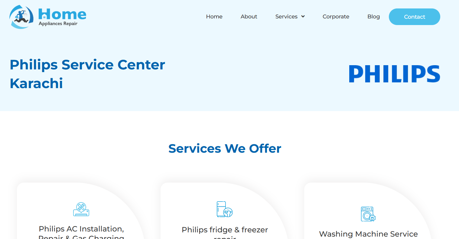 Philips Service Center Karachi | HomeAppliancesRepair